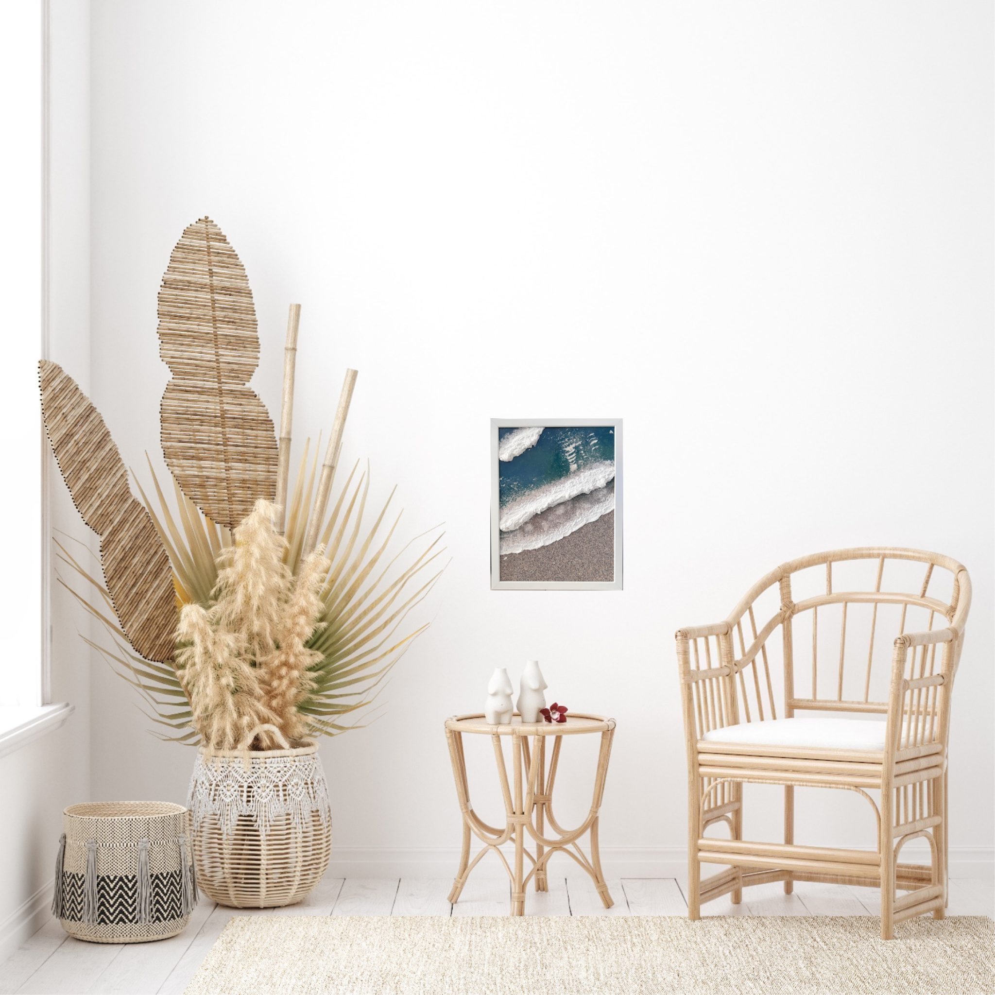 La Mer, the essence of the beach with waves and real sand